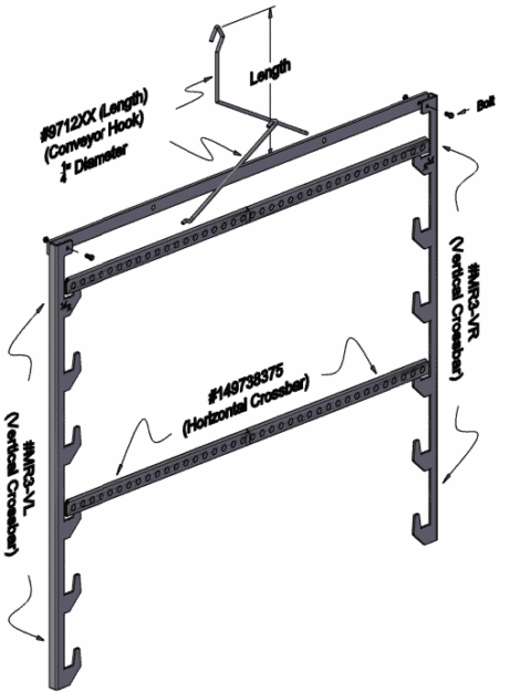 Magic Rack III - E-coat - Complete Rack - Magic Rack